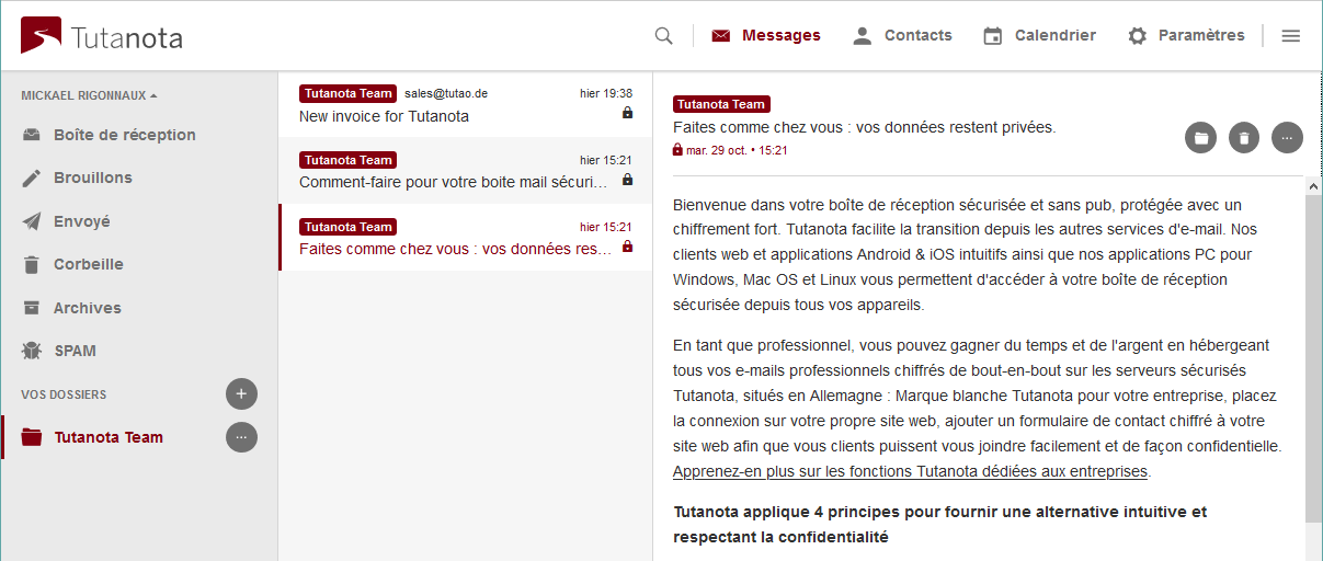 Migration vers Tutanota Mail | Net-Security