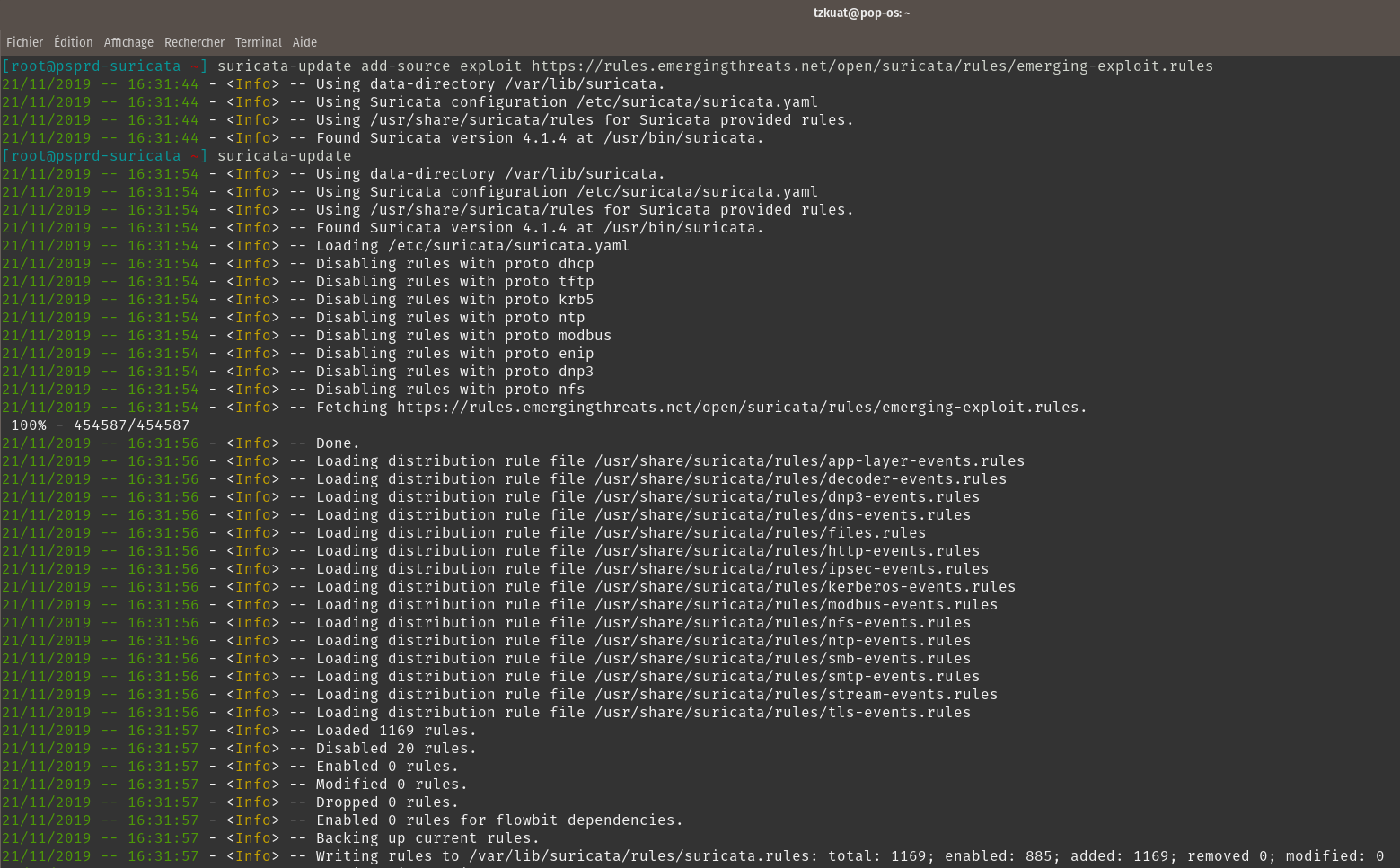 Gérer les règles sur Suricata | Net-Security